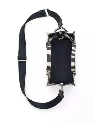 Marc Jacobs Zebra-print Cotton Canvas Tote Bag