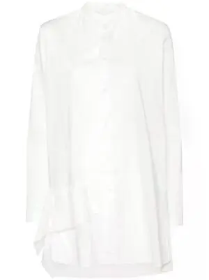 Y’s Panel-appliqué Cotton Shirt