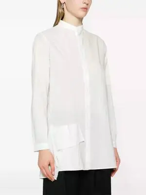Y’s Panel-appliqué Cotton Shirt