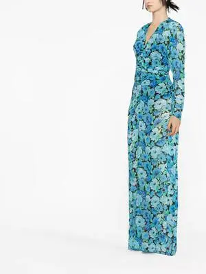 ROTATE BY BIRGER CHRISTENSEN Floral-print Maxi Dress