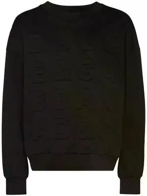 Dolce & Gabbana Embroidered Logo Sweatshirt - Black