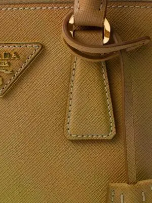 Prada Mini Galleria Tote Bag - Brown