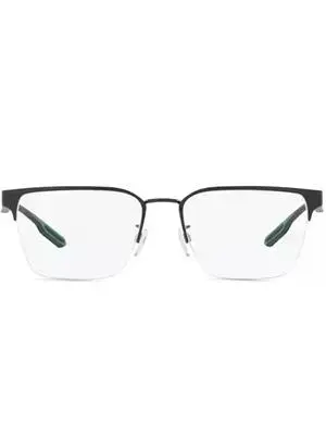 Emporio Armani Square-frame Glasses - Black