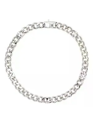 AMI Paris Logo Necklace - Silver