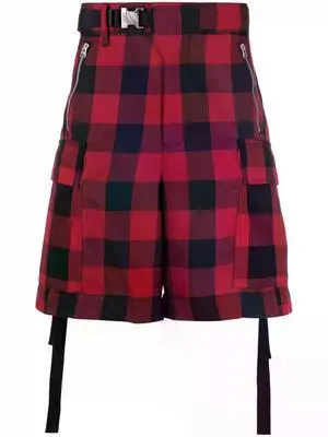 Sacai Zip Up Shorts For Men
