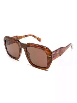 Chloé Square-frame Sunglasses - Brown