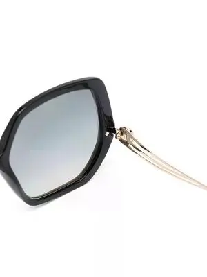 Elie Saab Oversized Frame Sunglasses