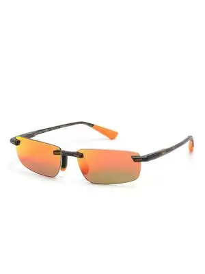 Maui Jim Polarized Rectangle-frame Sunglasses