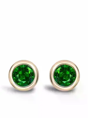 PRAGNELL 18kt Yellow Sundance Emerald Earrings