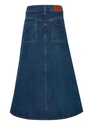 Studio Nicholson Baringo Denim Midi Skirt
