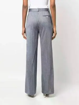 CIRCOLO 1901 Pinstripe Flared Trousers