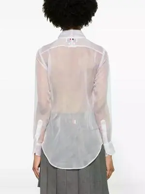 Thom Browne Organza Silk Shirt