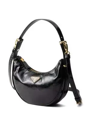 Prada Arqué Shoulder Bag - Black