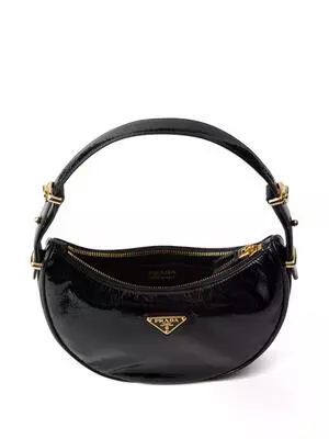 Prada Arqué Shoulder Bag - Black