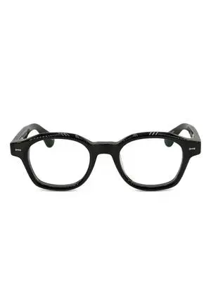 PETER AND MAY Skyloop Square Frame Glasses - Black