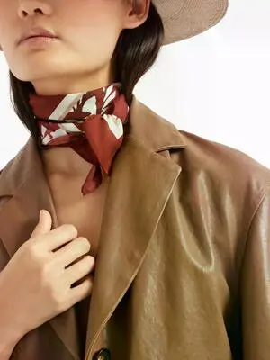 Brunello Cucinelli Floral-print Scarf