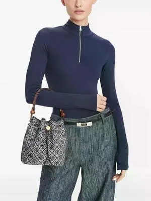 Tory Burch T-monogram Bucket Bag - Grey