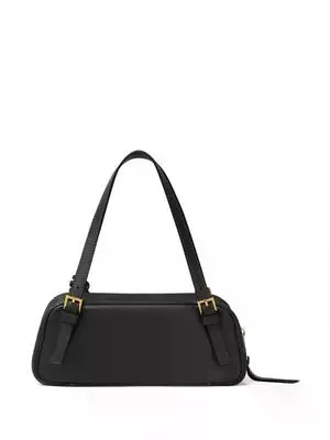 Versace Tag Bowling Shoulder Bag - Black
