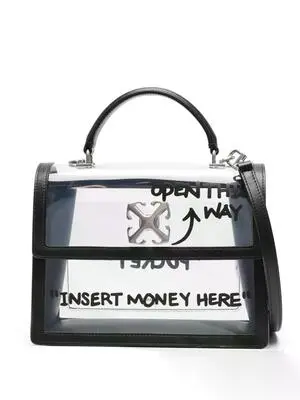 Off-White Jitney 2.8 Transparent Tote Bag