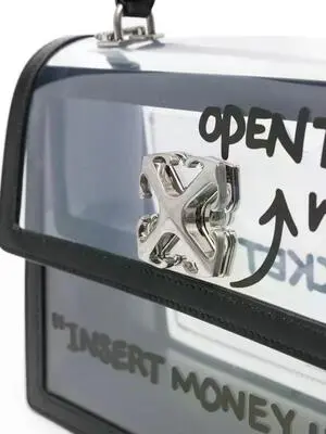 Off-White Jitney 2.8 Transparent Tote Bag