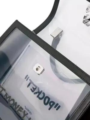 Off-White Jitney 2.8 Transparent Tote Bag
