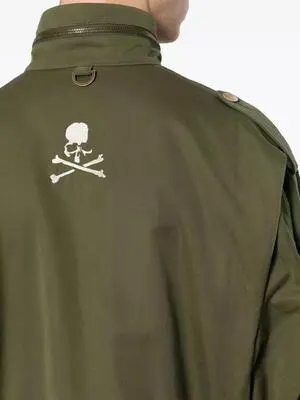 MASTERMIND WORLD Logo-print Zip Detail Jacket - Green
