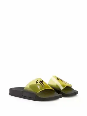 GIUSEPPE ZANOTTI Brett Vinyl Slides - Yellow