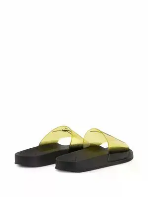 GIUSEPPE ZANOTTI Brett Vinyl Slides - Yellow