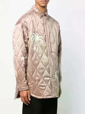 Palm Angels Life Is Palm Quilted Jacket