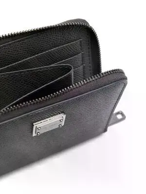 Dolce & Gabbana Logo-plaque Grained Card Holder