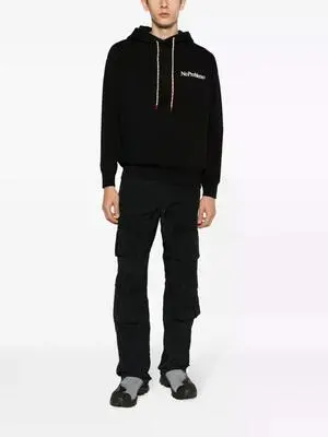 Aries Slogan-print Cotton Hoodie