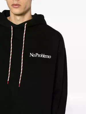 Aries Slogan-print Cotton Hoodie