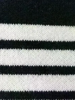 Thom Browne Cashmere Knit 4-bar Tie - Blue