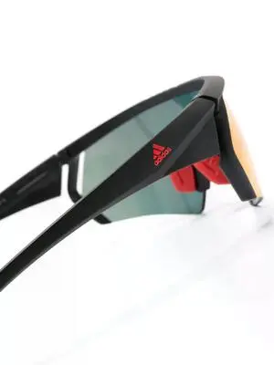 Adidas Shield-frame Sunglasses - Black