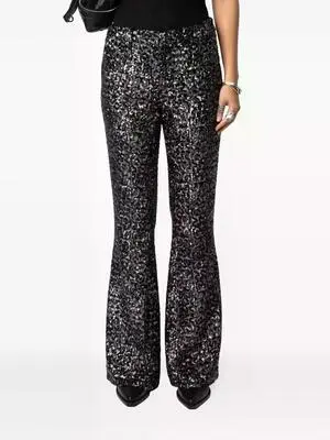 Zadig&Voltaire Prevy Sequin Trousers - Black