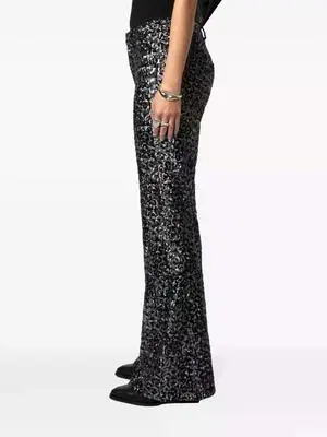 Zadig&Voltaire Prevy Sequin Trousers - Black
