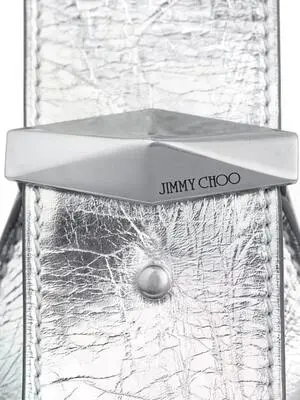 JIMMY CHOO Small Diamond Shoulder Bag - Silver