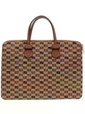 Moreau Monogram-pattern Laptop Case - Multicolour