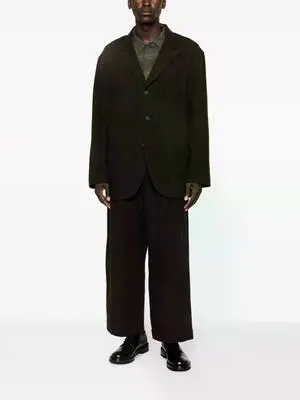 ZIGGY CHEN Peak-lapels Check-pattern Blazer