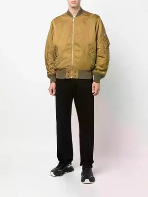 DIESEL® Logo-patch Zip-front Jacket