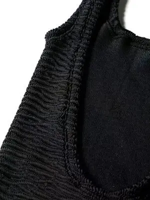 PARAMIDONNA Hailey Crinkled Swimsuit - Black