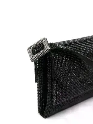 Benedetta Bruzziches Vittissima La Grande Rhinestone-embellished Shoulder Bag - Black