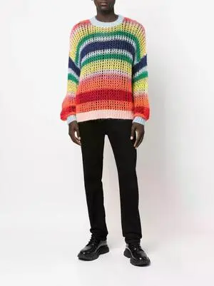Dsquared2 Striped Crew-neck Jumper