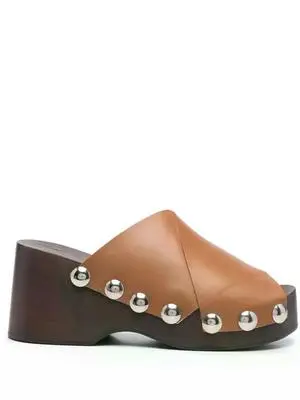 GANNI Stud-detail Open Toe Sandals