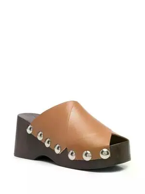 GANNI Stud-detail Open Toe Sandals