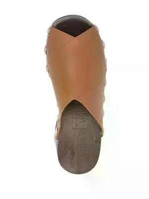 GANNI Stud-detail Open Toe Sandals