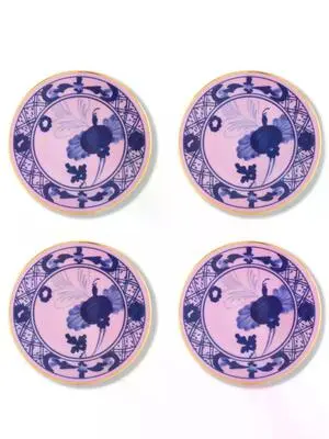 GINORI 1735 Oriente Coaster Plates - Pink