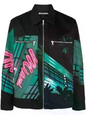 Palm Angels Collared Jackets For Men