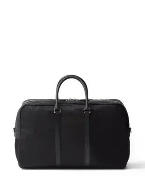 Prada Re-nylon Duffel Bag With Leather Trim