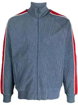 DIESEL® Stripe-sleeve Zip-up Sweatshirt